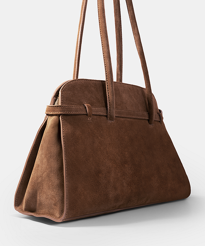 Izza suede espresso | Loro Oro