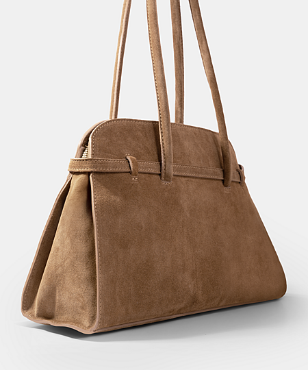 Izza suede espresso | Loro Oro
